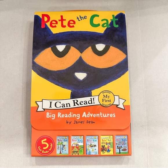 I Can Read! | Other | Pete The Cat I Can Read 5 Books Inside Box Set ...